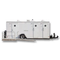 ADA 3 Stall Restroom Trailer for Rentals in NY & NJ